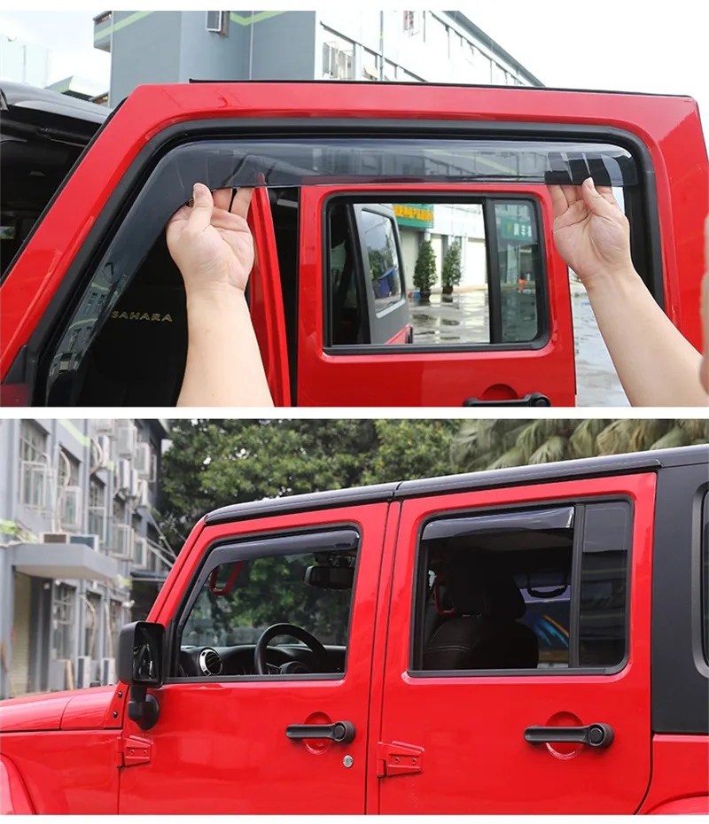 DHgate.com:Car Weather Shield Accessories Fit for Jeep Wrangler JK 2007 ...