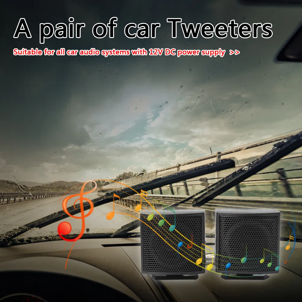 2x High-End DC 12V Adjustable Tweeter Car Speakers: Enhanced Audio ...