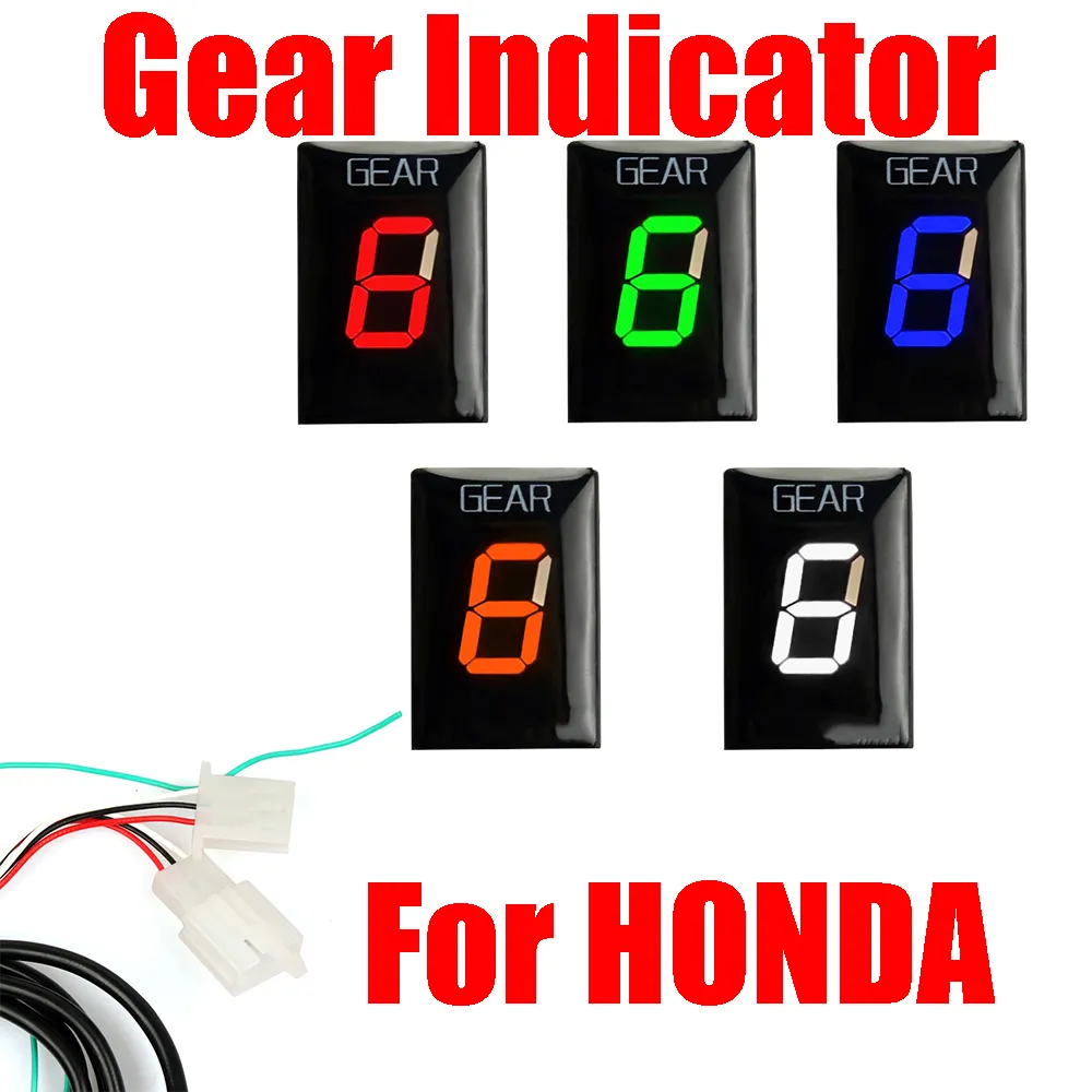 CBR Motorcycle Gear Indicator, High-Precision Digital Dash Mount ...