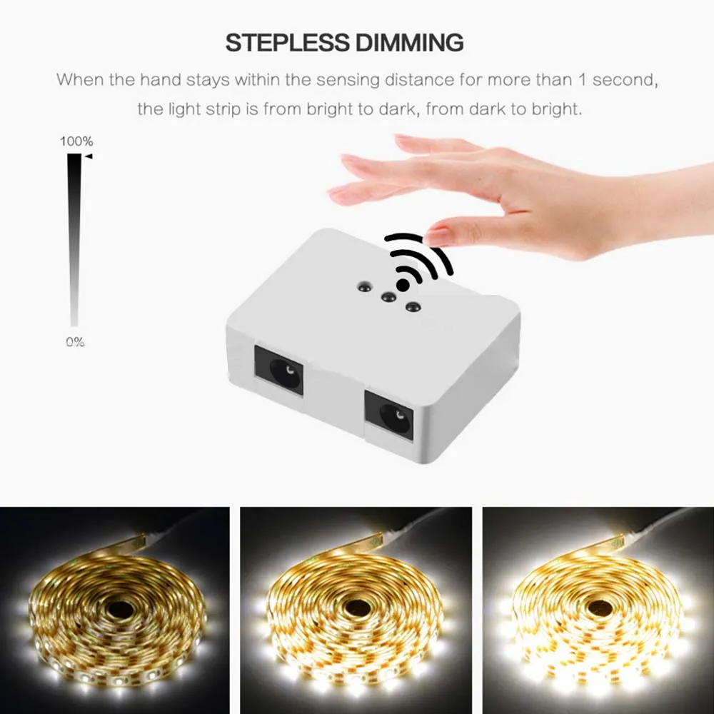 12V Sensor LED Strip Light Hand Sweep/Touch Switch... From Ddmyaug, $46 ...