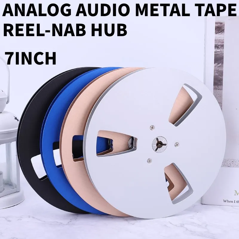 7 Inch Open Reel Hub 7-Inch Empty Tape Reel (1/4") - Aluminum Alloy NAB ...