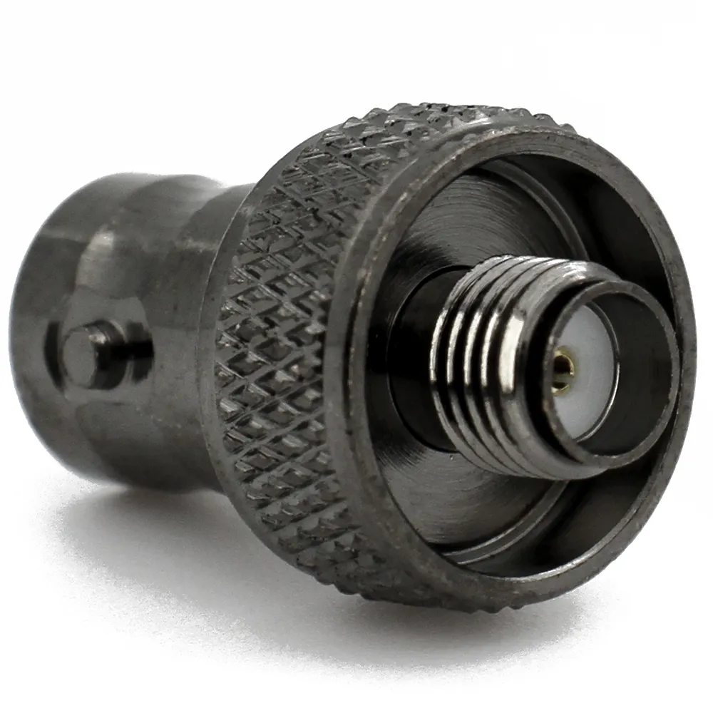 BNC Female to SMA Female Black Disc Coaxial Radio Frequency Walkie ...