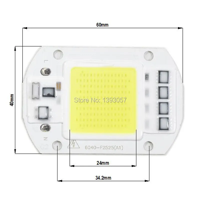 LED COB Bulb Lamp 30W 50W LED 220V Input IP65 Smart IC Fit For DIY LED ...