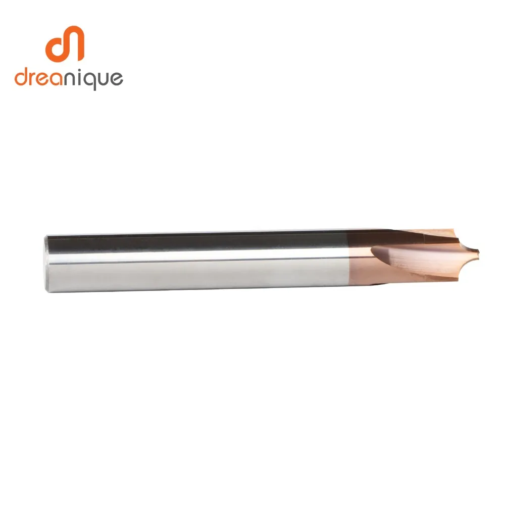 Solid Carbide Chamfer Milling Cutter 4 Flutes Inner Arc R0.5-R5.0 ...