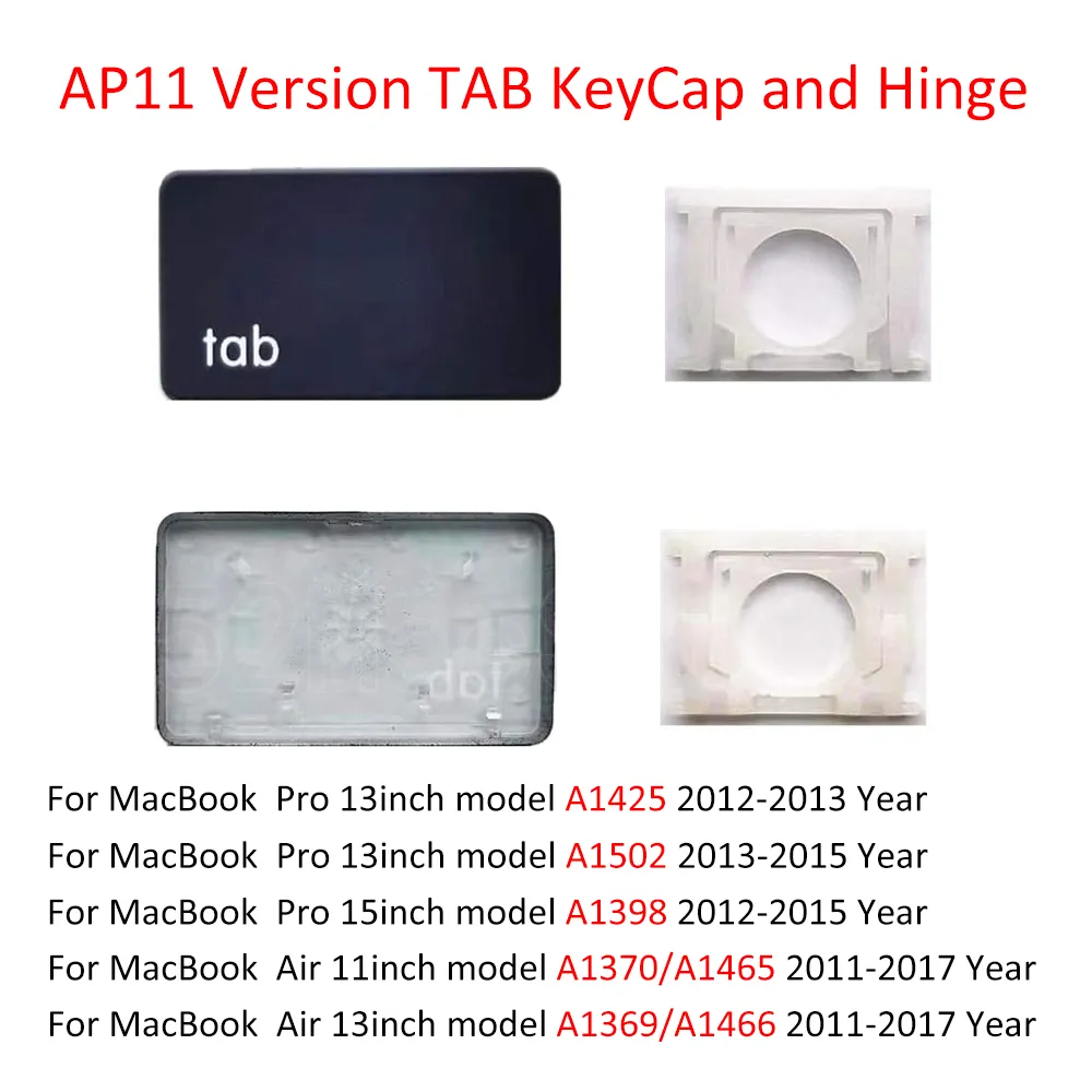 MacBook Air Keyboard Replacement Tab Key Cap And Hinge For A1466, A1369 ...