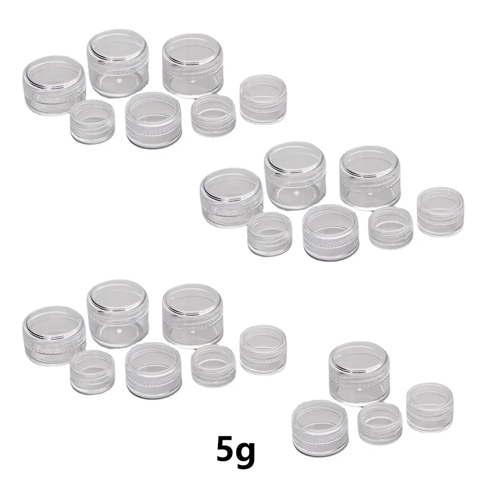 DHgate.com:Wholesale 25Pcs Mini Cosmetic Jars - 5g/10g Refillable Cream ...