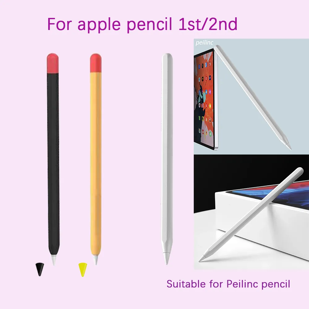 6-Pack Apple Pencil Nib Covers, Soft Silicone Anti-Lost Protective Case ...