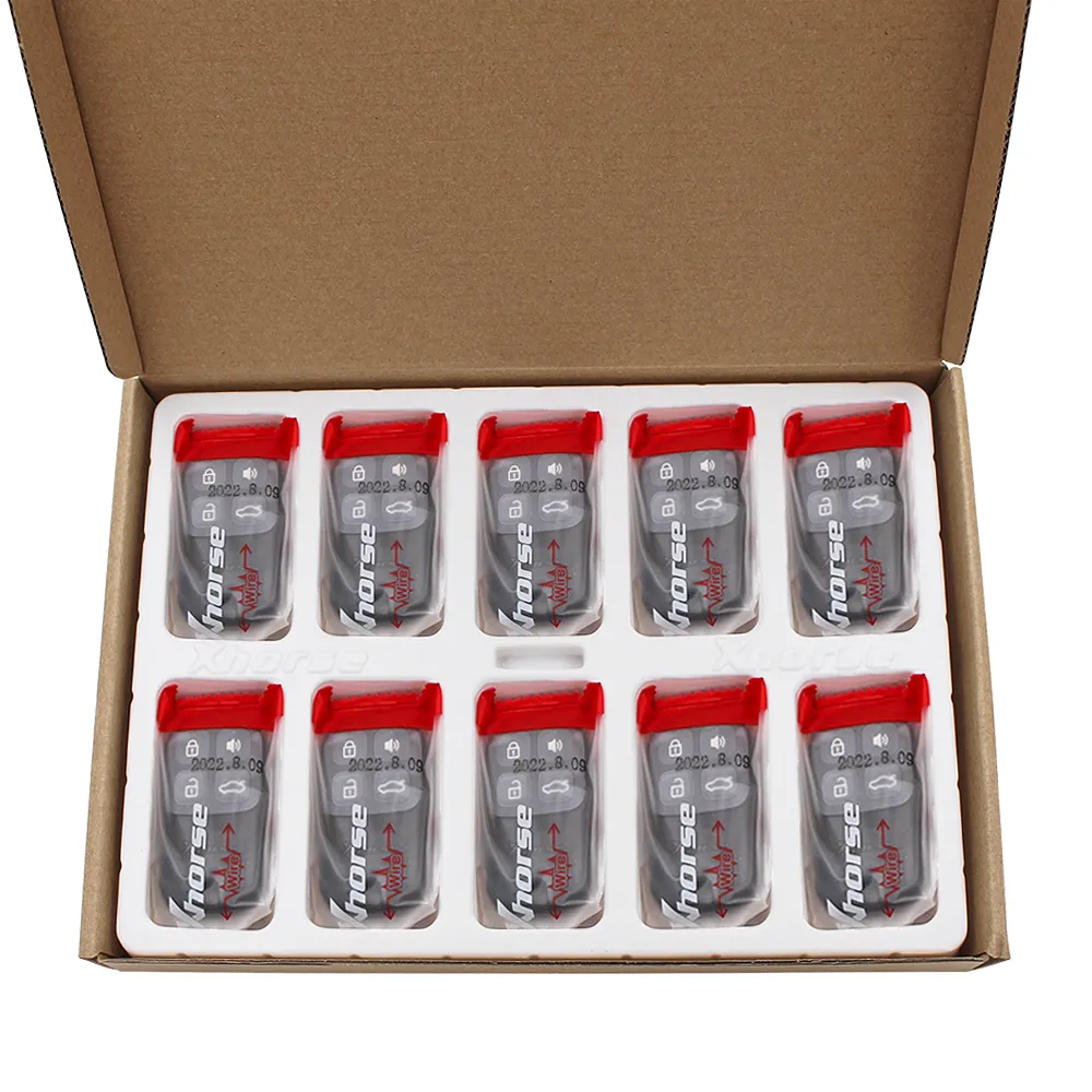 /Xhorse VVDI Universal Wire Remote Key XKXH00EN 4 Buttons Garage Door ...