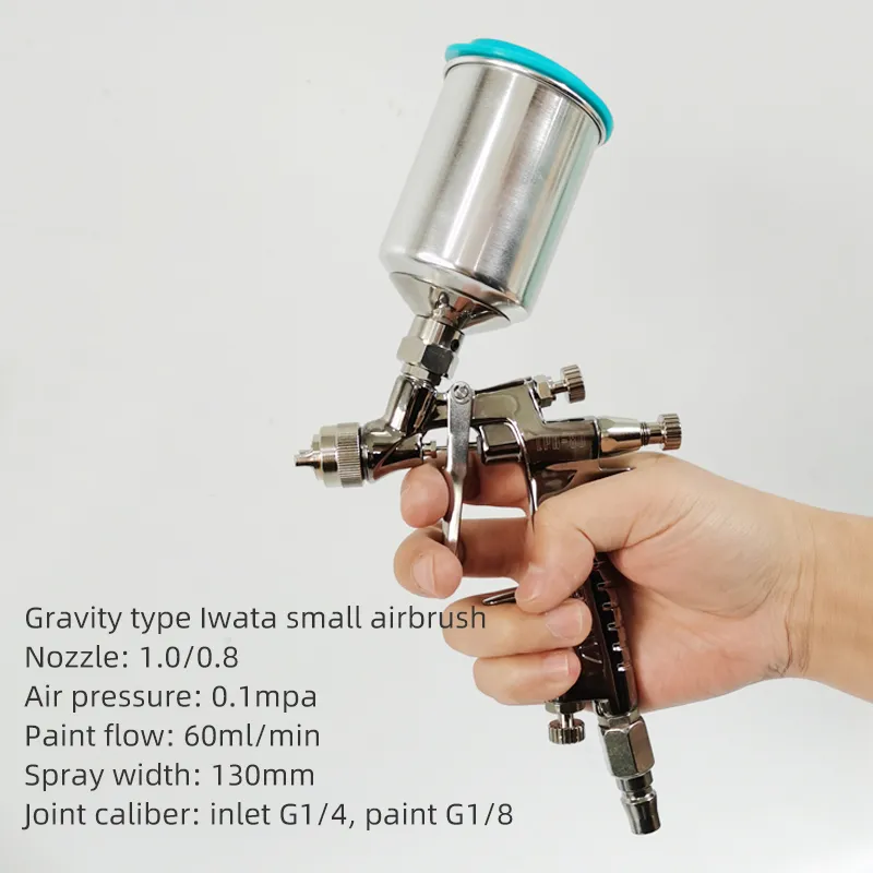 DHgate.com:ANEST Iwata LPH80 High Performance Spray Gun - 0.8 & 1.0mm Nozzles - Gravity Feed ...