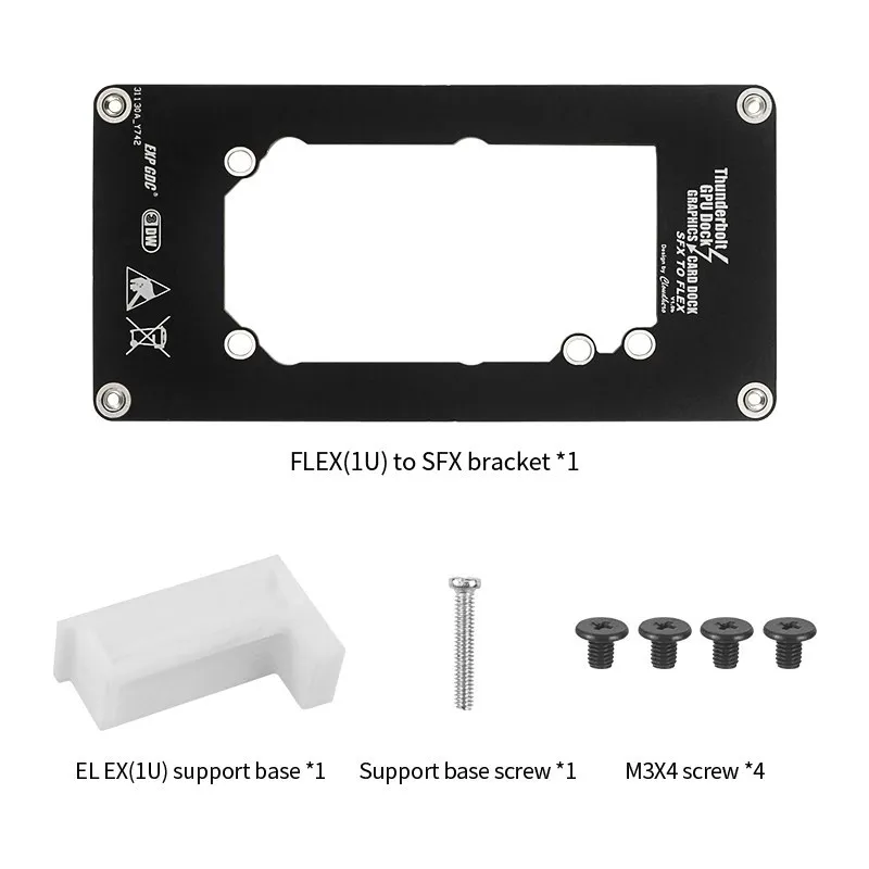 FLEX1U Bracket SFX To FLEX Adapter Holder For TH3P4G3 Thunderbolt ...