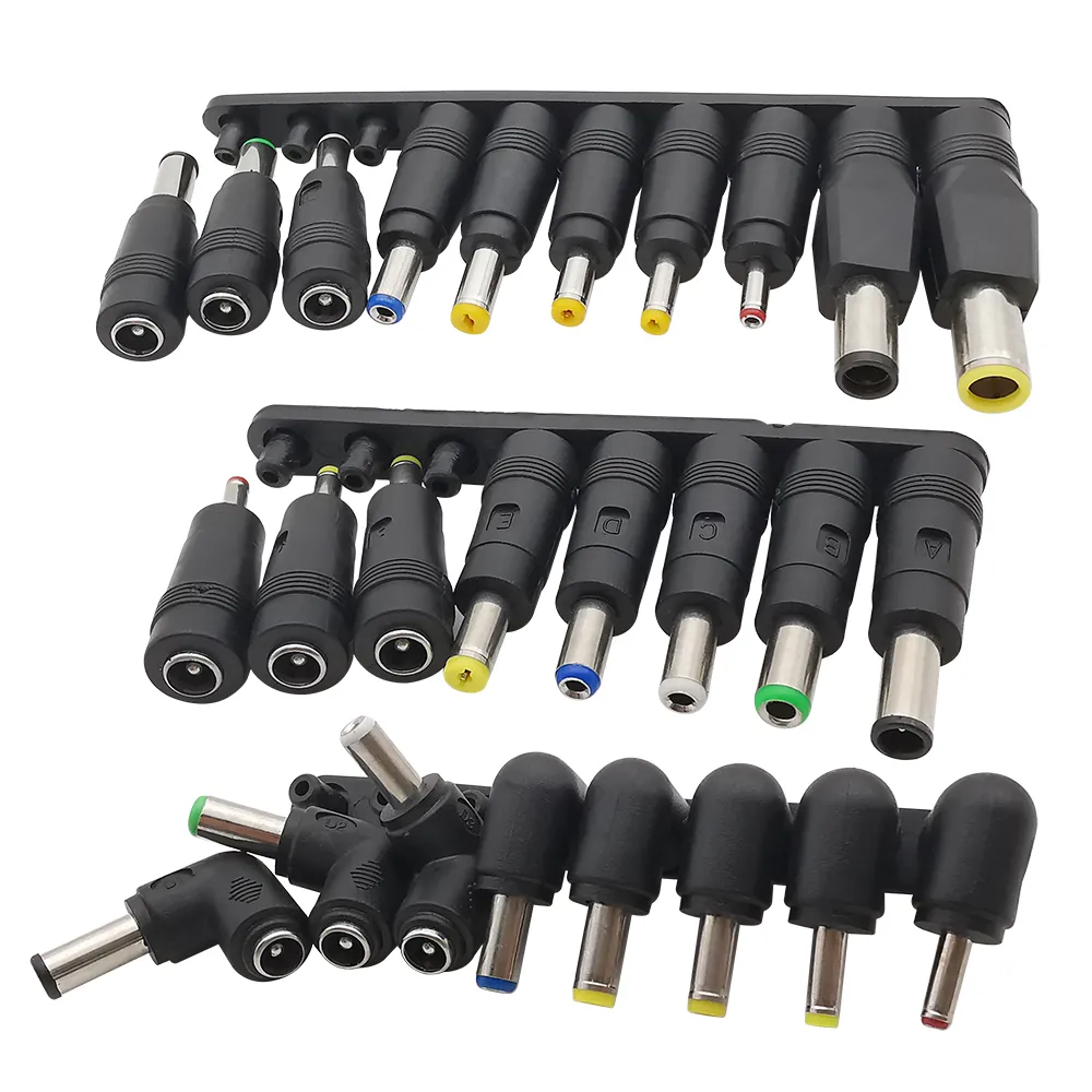 5x2.1mm DC Female to Male Power Plug Universal Laptop Charger Connector ...