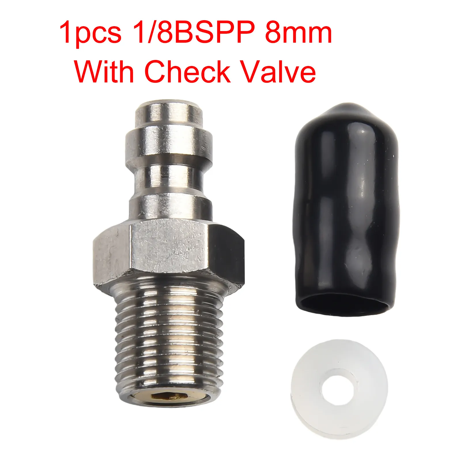 8mm Male Thread Quick Connect Valve PCP Filling With Valve M10*1 1/8NPT ...