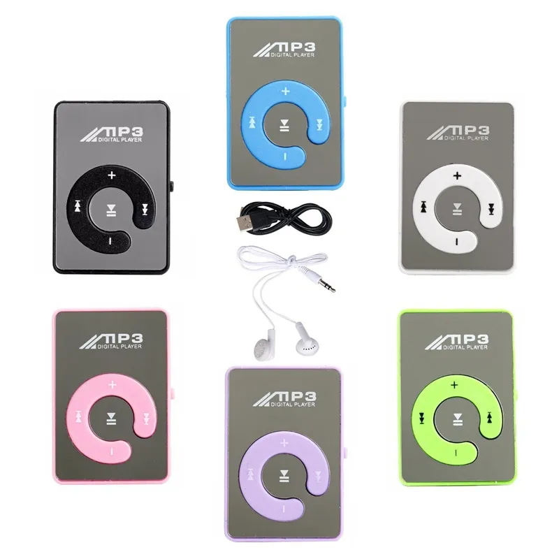 DHgate.com:Mini Mirror Clip MP3 Player with USB, Supports 8GB SD/TF ...