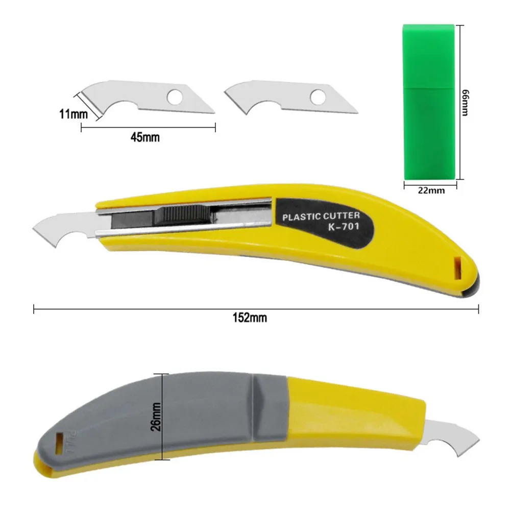 Precision Plastic Sheet Cutter with 10 Replacement Blades - Multi ...