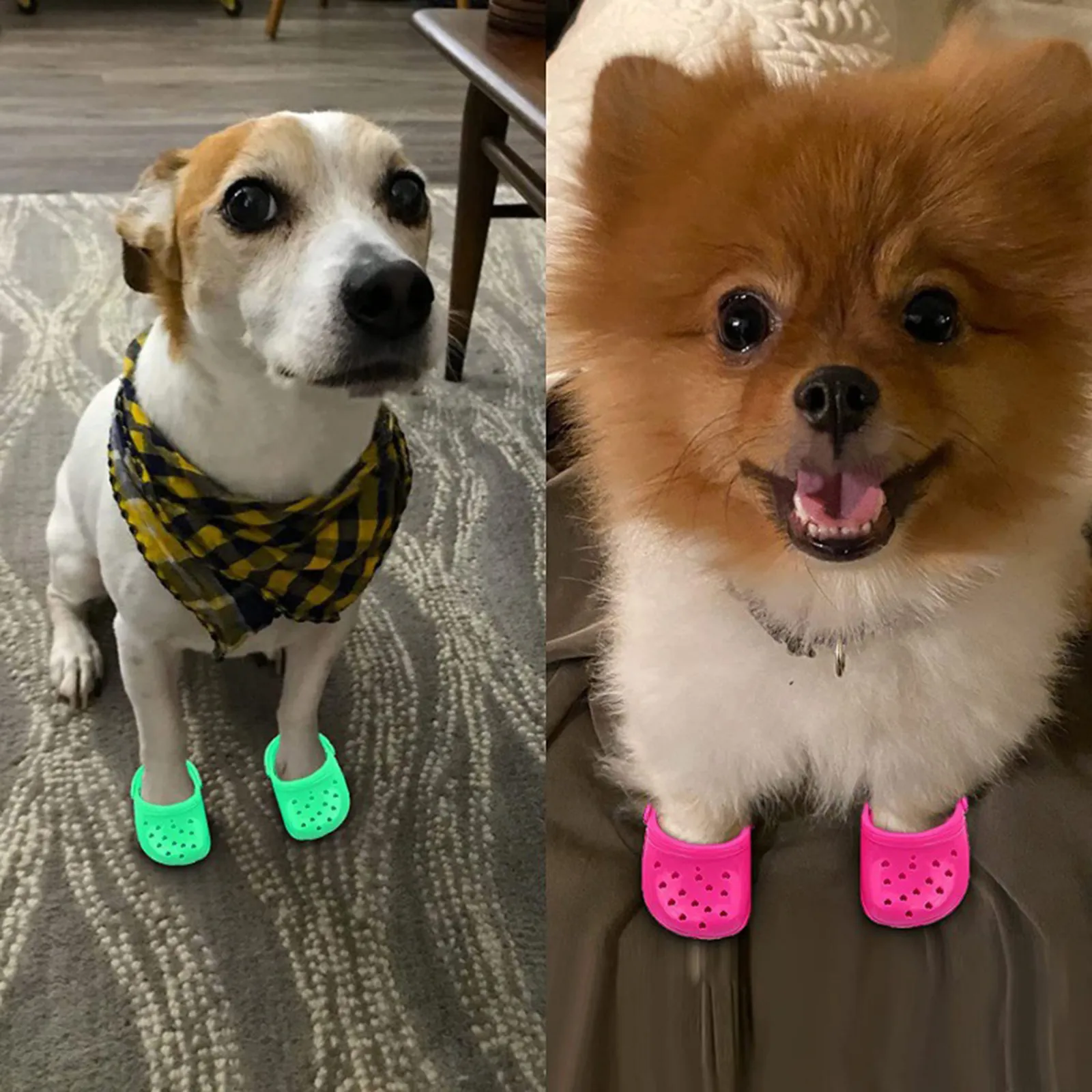 Pet Non Slip Rubber Beach Shoes Durable Wear Resistant Slippers for Dog and Cat Walking Running