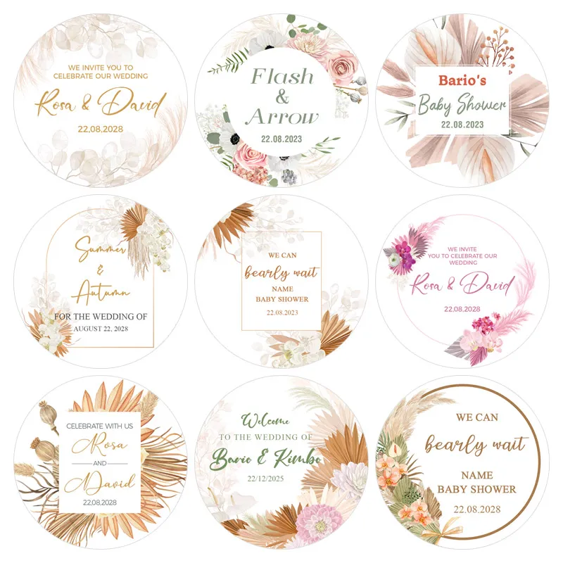 Custom wedding stickers 60 photos - Astyledwedding.com