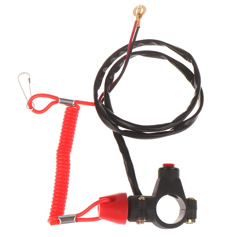 ATV Emergency Kill Switch Tether Lanyard - Engine Stop Push Button for ...