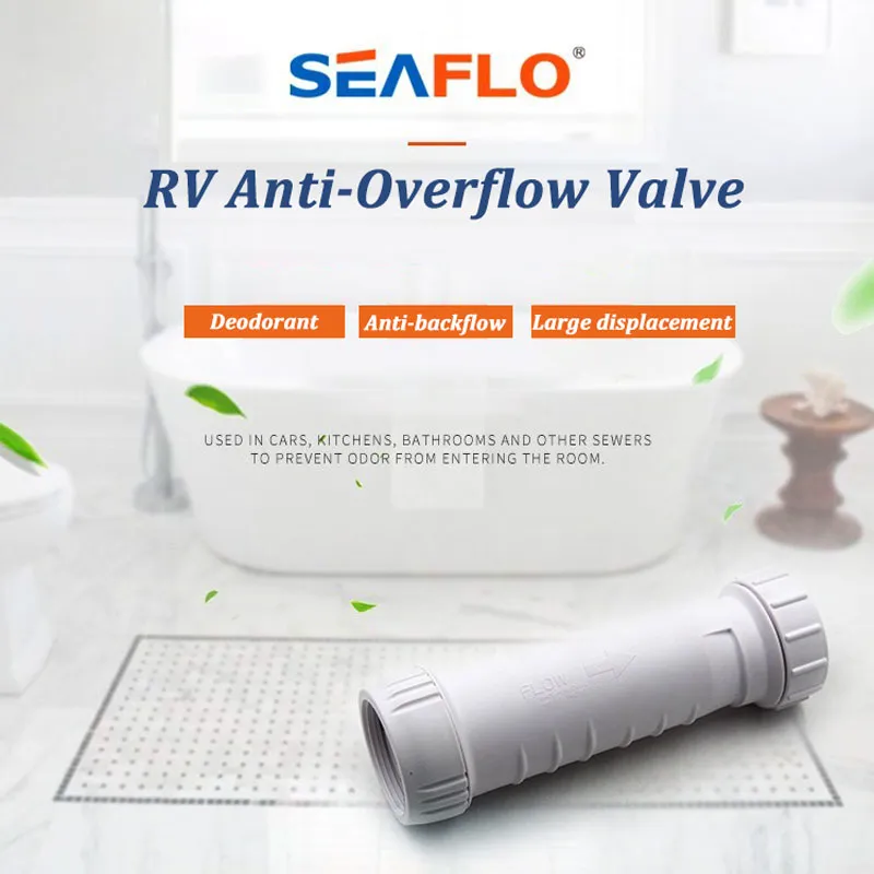 Anti-Overflow RV Check Valve for Downpipes in Kitchens, Bathrooms ...