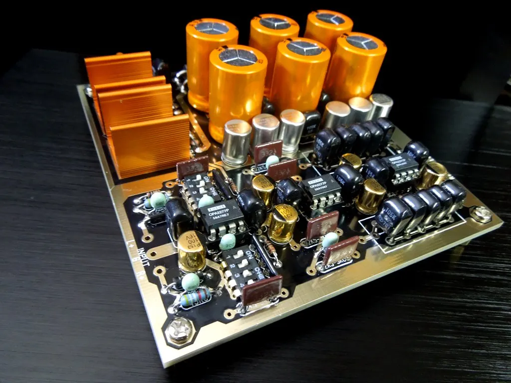 Hi Fi Preamplifier Adjustable Gain Pre Amp Board PCB... From Ddmyaug ...