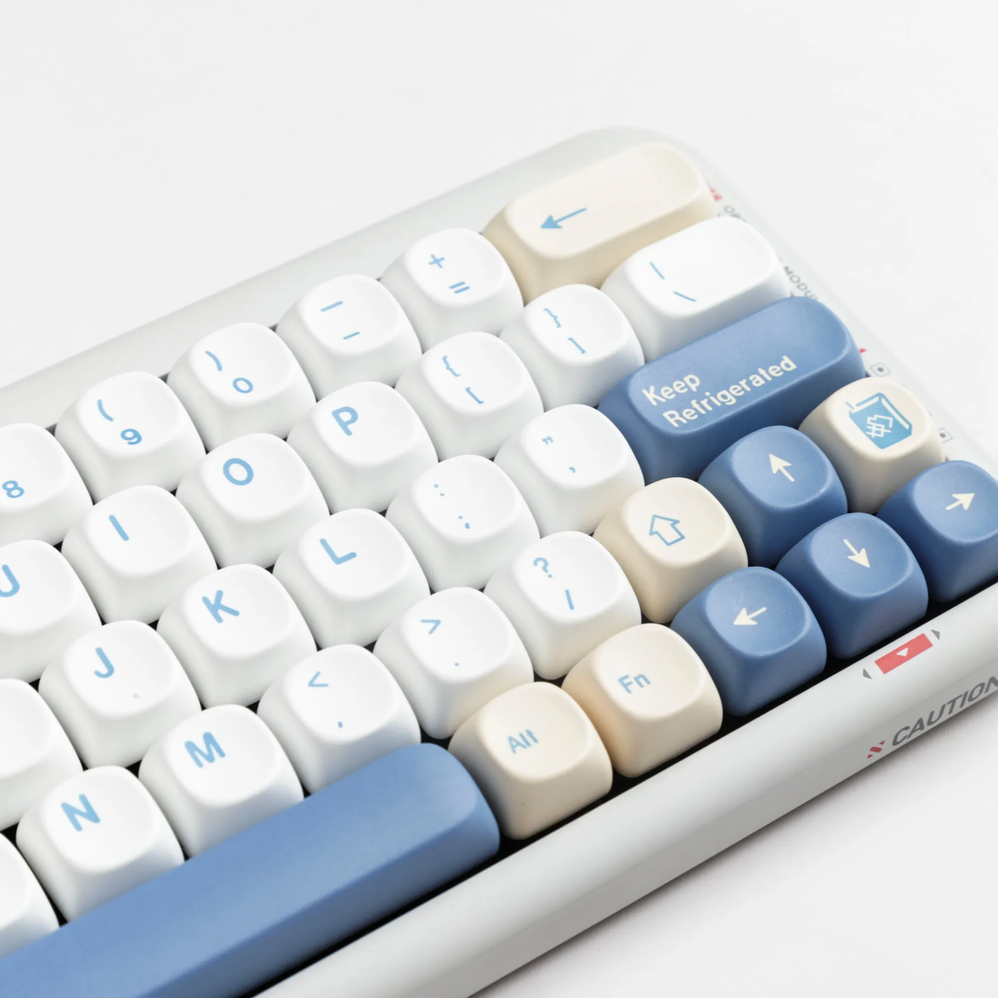 Cherry MX Keycaps: MOA Profile Soy Milk PBT Dye Sub Keycaps, 143 Keys ...
