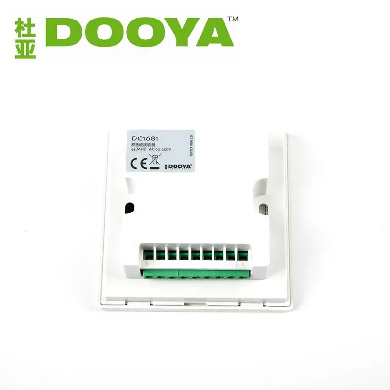 Dooya Smart Home Automation Dual Channel Wall Switch with Remote ...