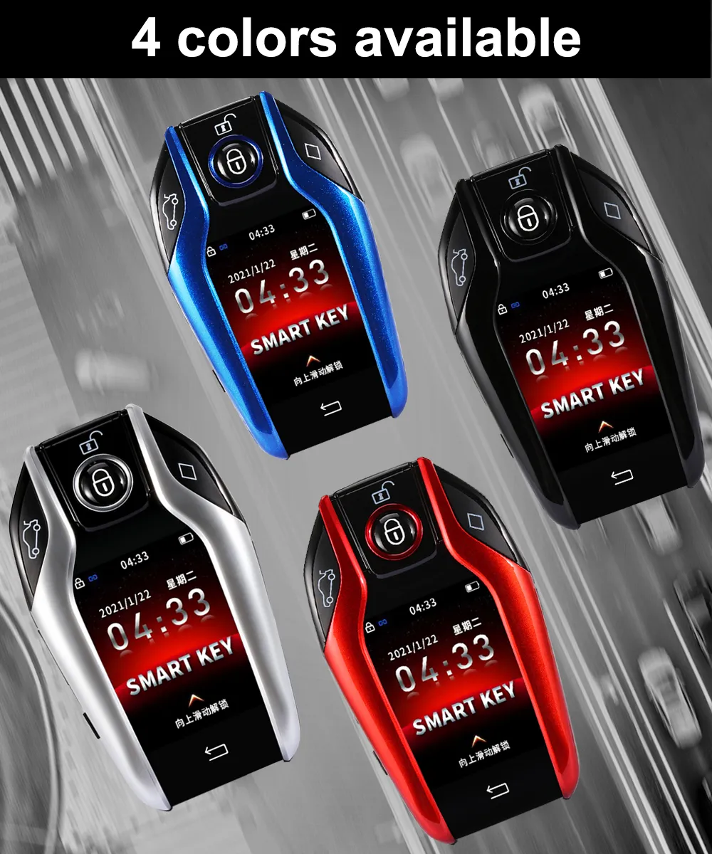 TK800+ LCD Screen Remote Smart Key Fob Replacement for BMW/Audi/Honda ...