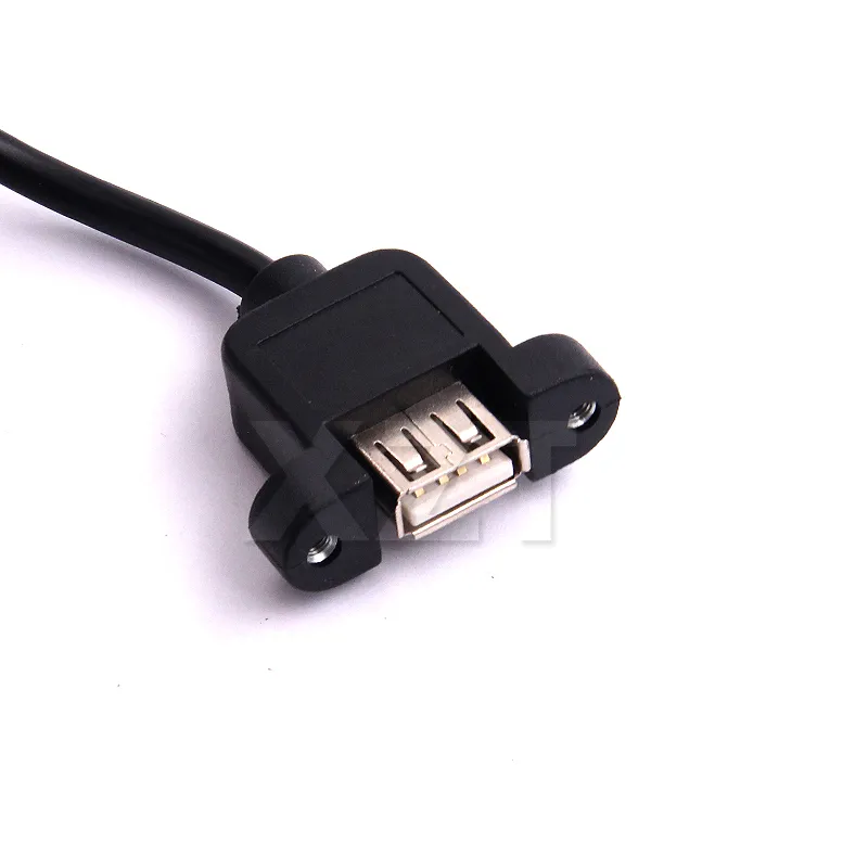 USB Panel Mount Cable 30cm Motherboard Internal 9pin Pitch 2.54mm To ...