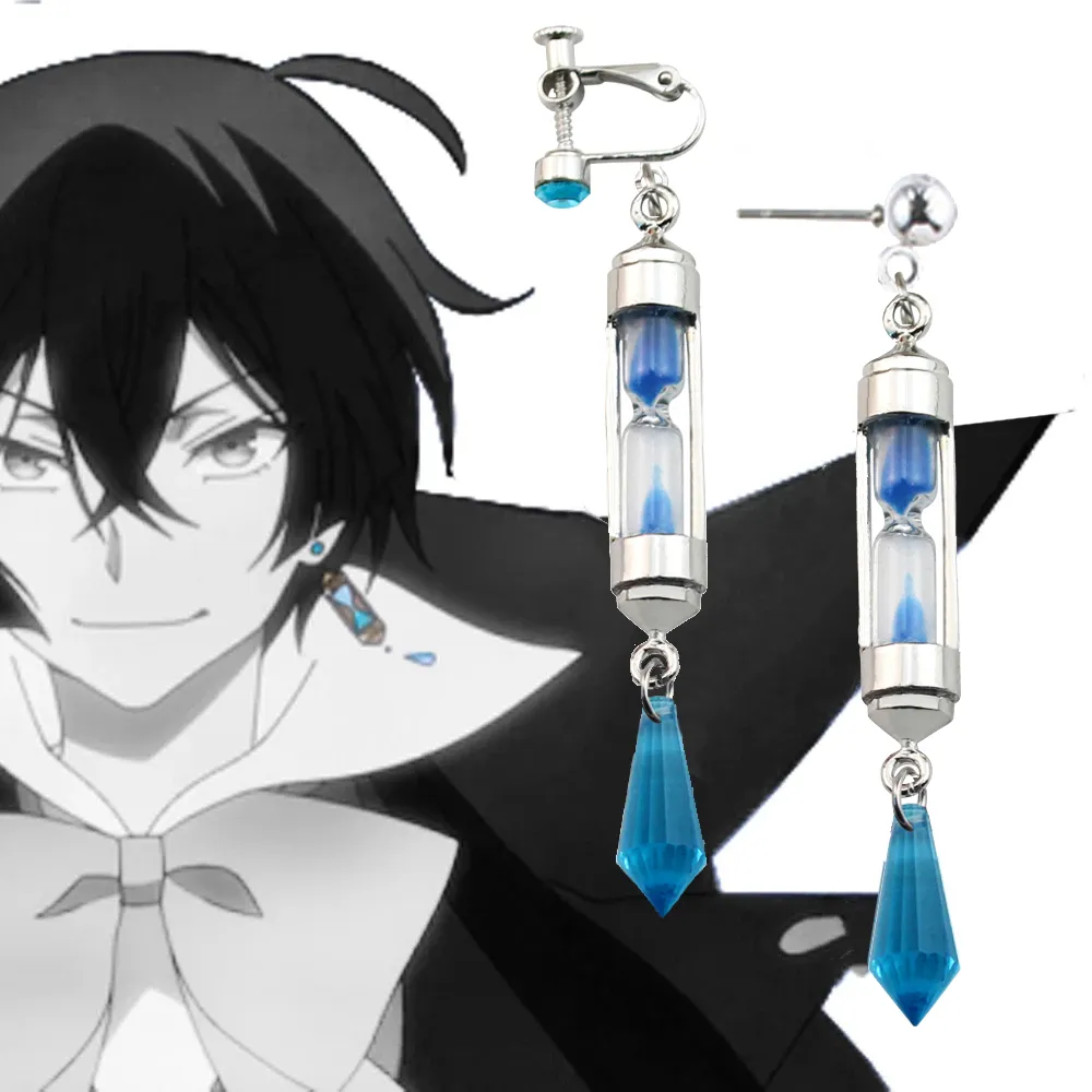 Vanitas No Karte Vanitas Cosplay Hourglass Earrings Blue Anime Jewelry ...