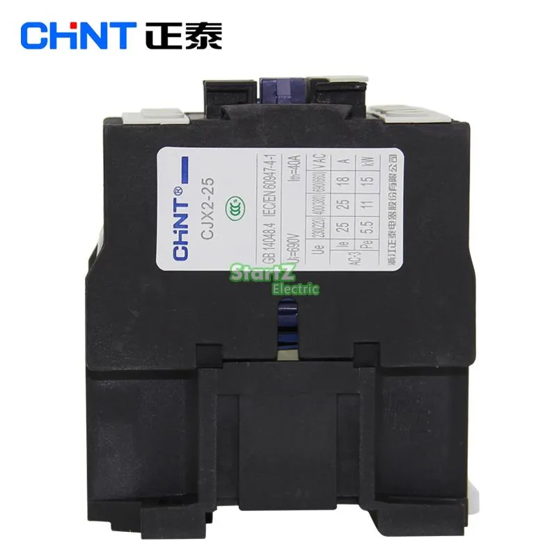 CHNT CJX2 2510 AC Contactor, Voltage Range: 36V-380V, For Motor Control ...