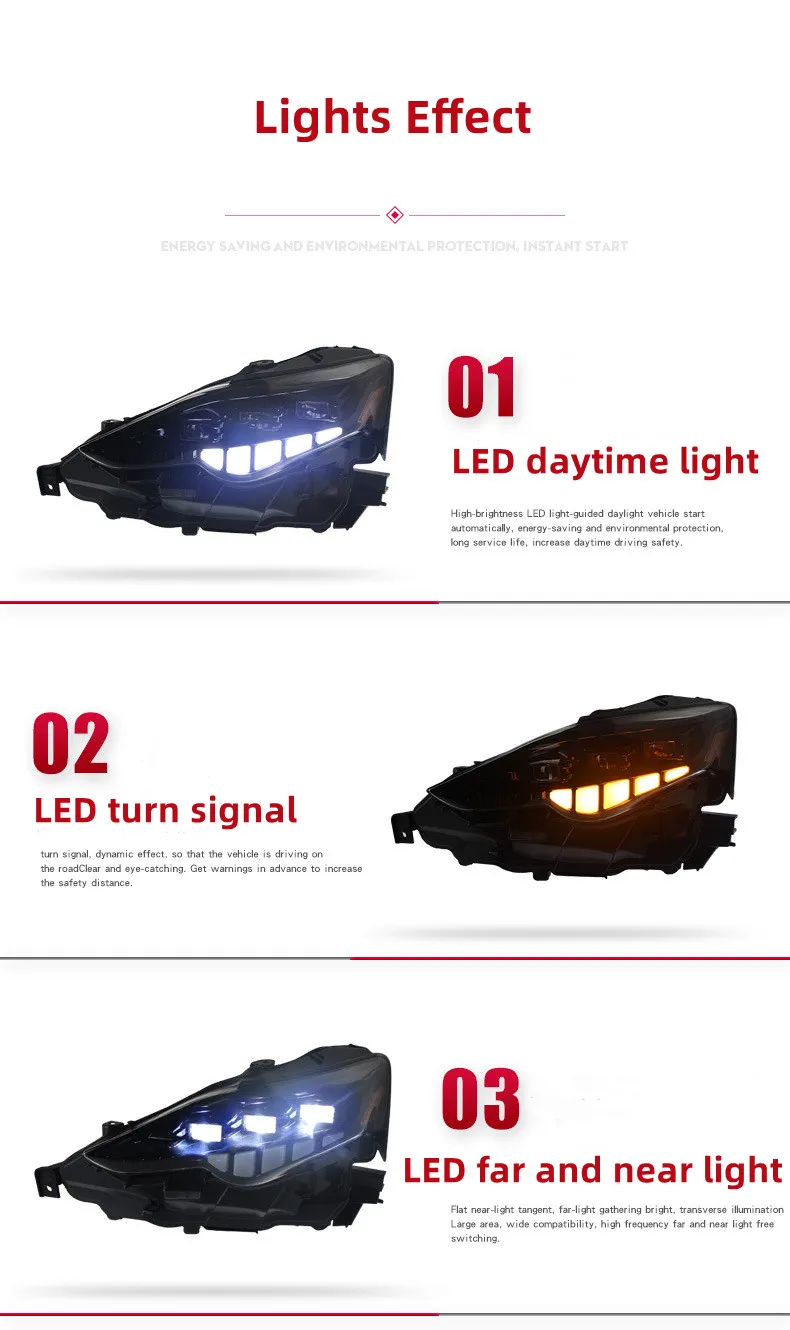 Full LED Headlights For Lexus IS 20 13 20 16 LED Turn... From Maxdo ...