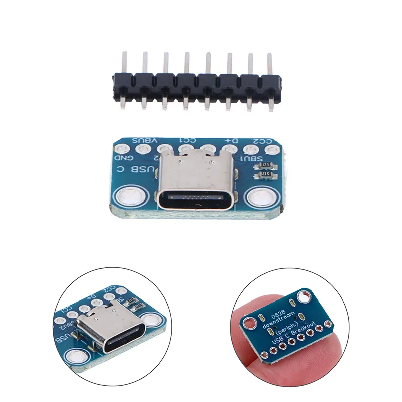 USB 3.1 Type C Connector: 16 Pin Female Socket Receptacle For Solder ...