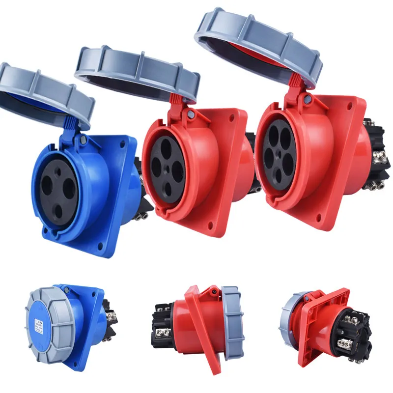 DHgate.com:IP67 Waterproof Industrial Plug and Socket, 16-125A, Inward ...