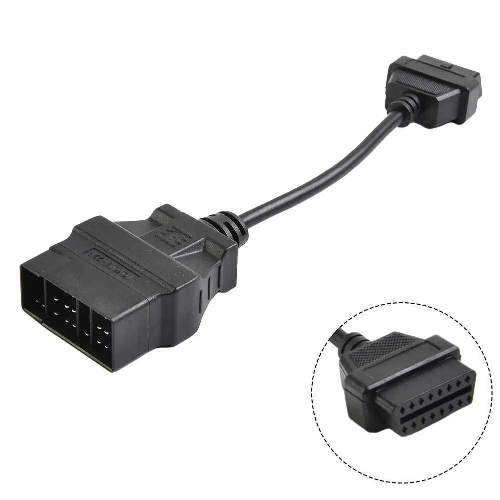 Bmw Diagnostic Cable 12 Pin To 16 Pin OBD2 Adapter Cable | For Toyota ...