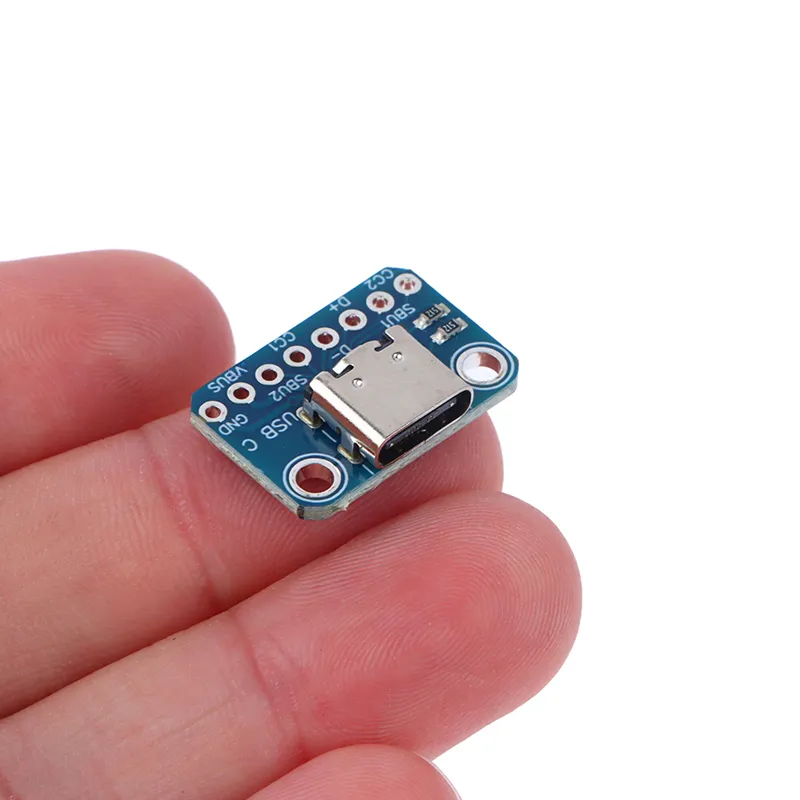 USB 3.1 Type C Connector: 16 Pin Female Socket Receptacle For Solder ...