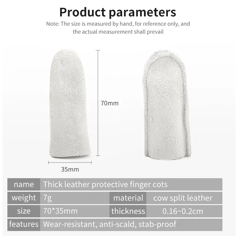 LUXIANZI Welding Finger Cots - Heat-Resistant Shield for Sanding ...