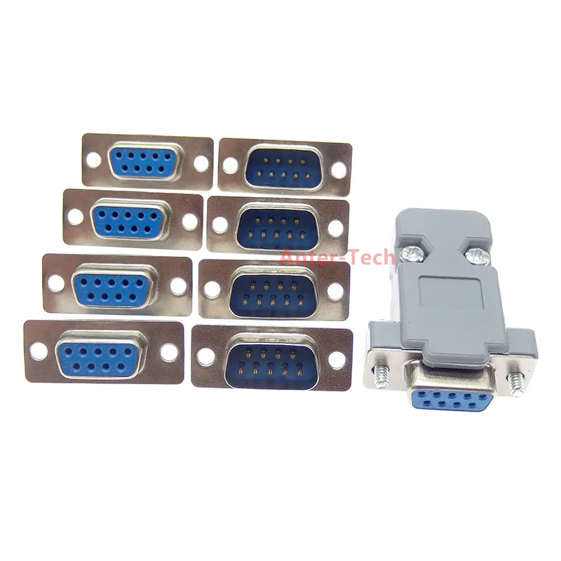 DB9 Solder Type D-Sub RS232 insulation piercing connector for Female ...