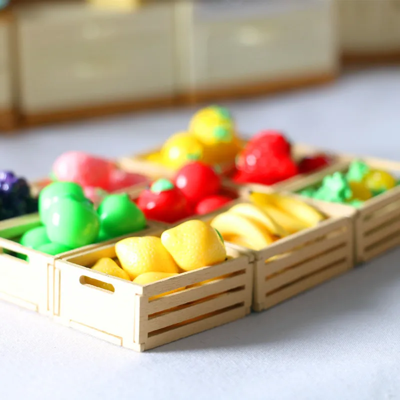 DHgate.com:Kawaii DIY Resin Mini Food Fruit Playset for Dollhouse Decor ...