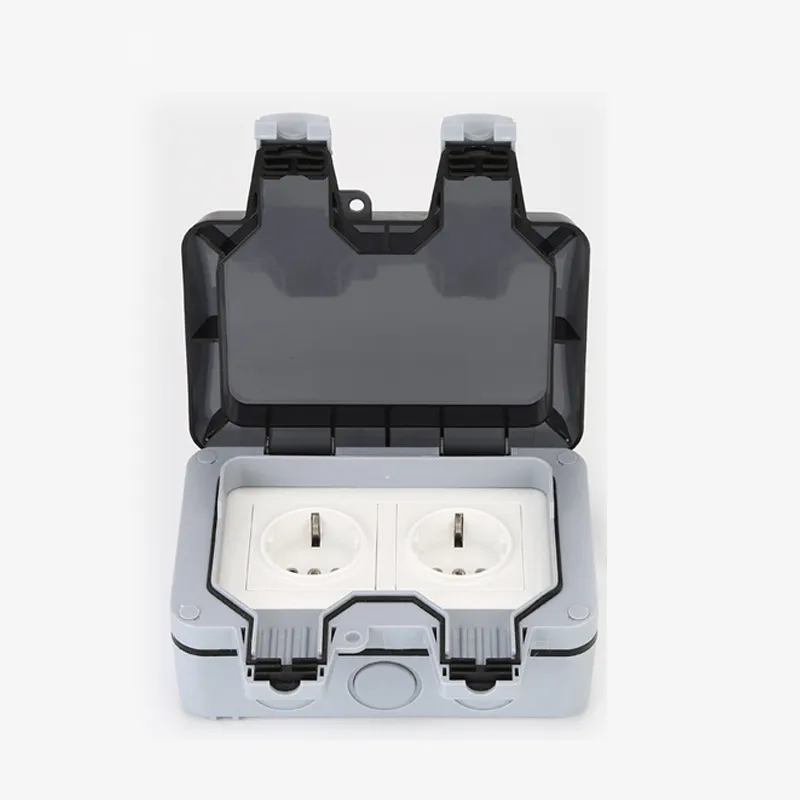 Outdoor Wall Switch Socket IP66 Weather&Dust Proof Power Outlet EU ...