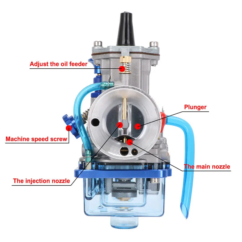 Upgraded PWK Carburetor 28mm - 34mm - Fuel-Saving Carb for 125-300cc ...