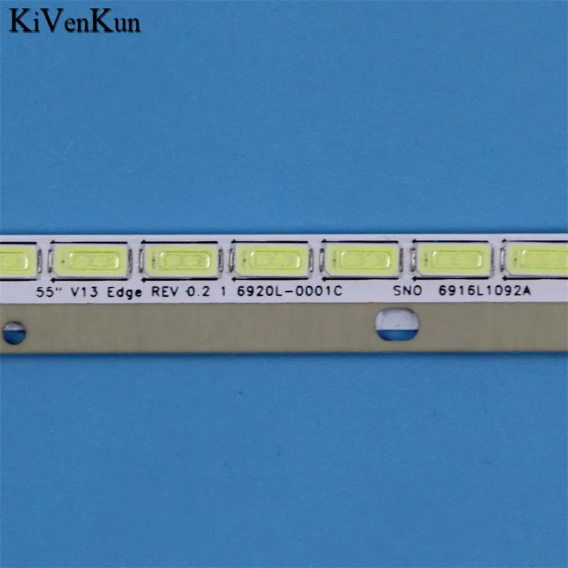 Set of 2 695mm LED Backlight Strips for 55 TVs, Edge REV 0.2 0.4 1 ...