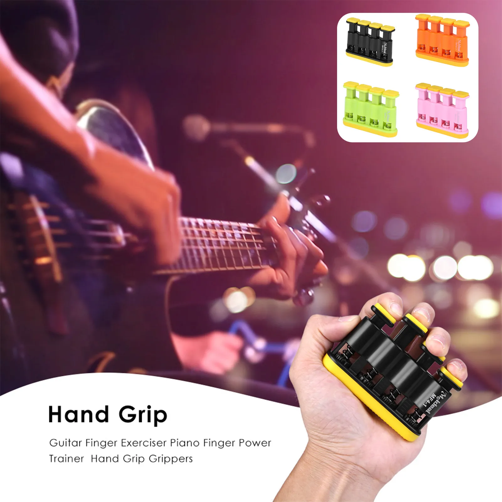 Adjustable Finger Power Trainer Grippers for Professional Musicians ...