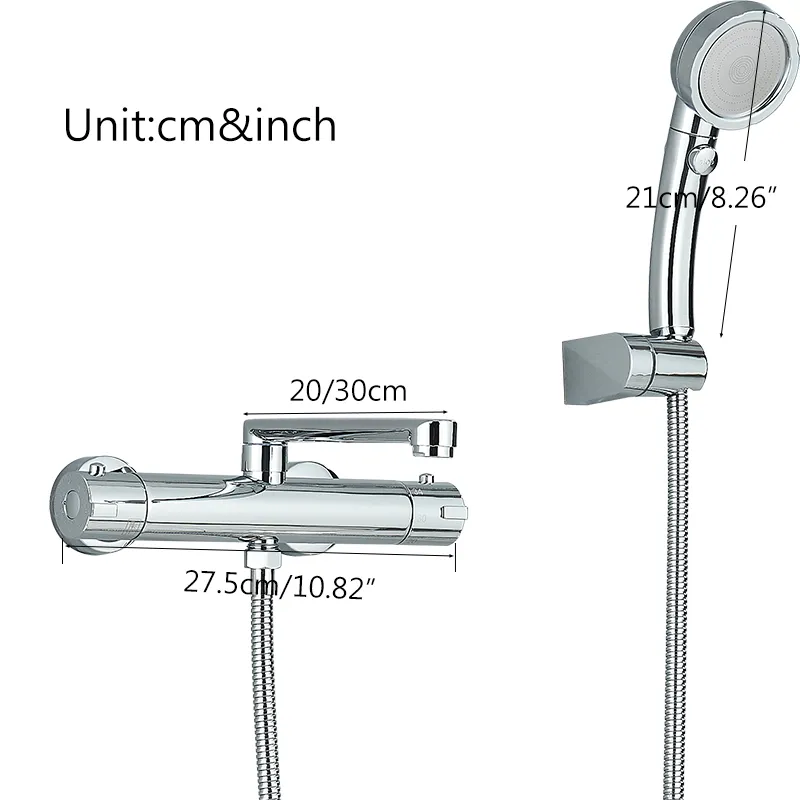 DHgate.com:Brass Thermostatic Bathtub Faucet with Handheld Shower: 20 ...
