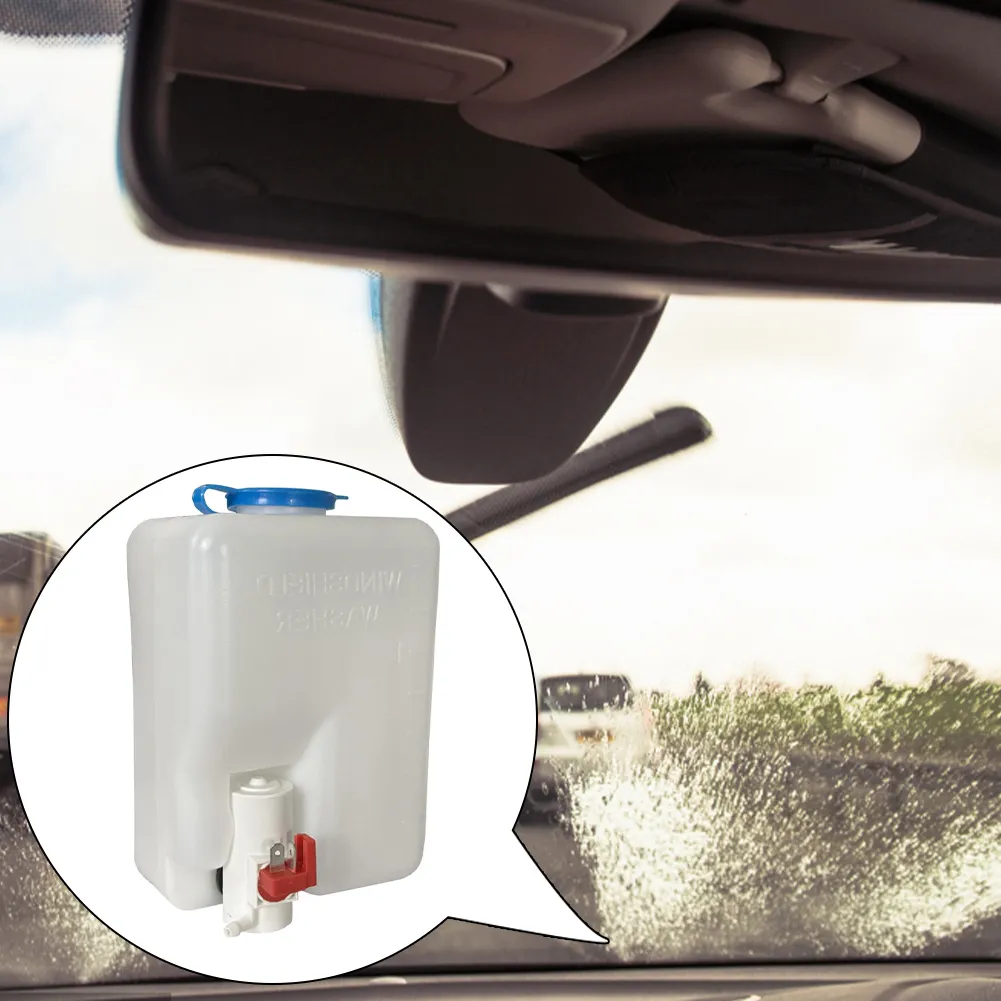 5L Universal Car Windshield Washer Tank Pump with Reservoir for ...