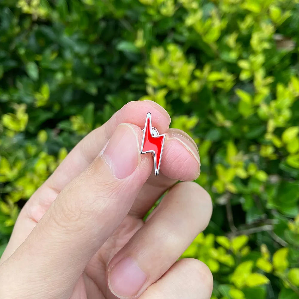 14K Gold Plated Punk Red Lightning Tooth Grillz Hip Hop Single Teeth ...