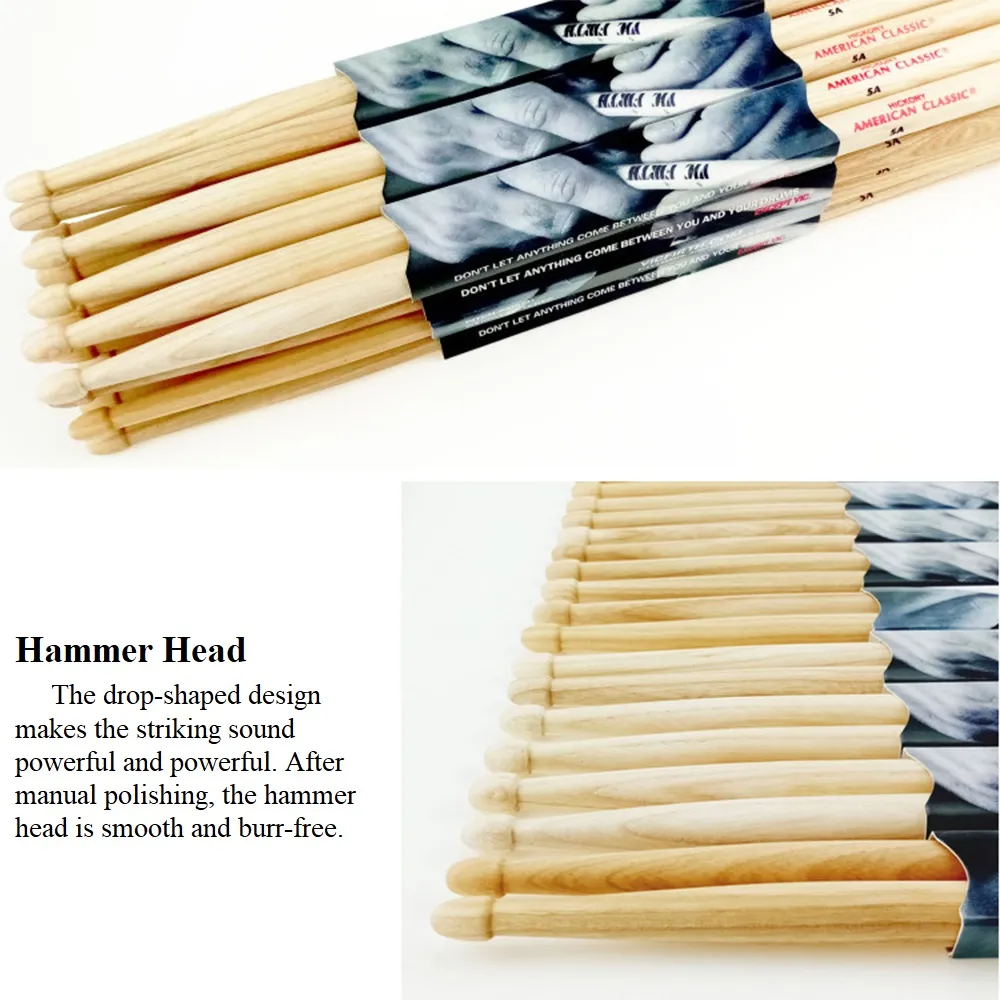DHgate.com:Maple and Walnut 5A/7A Wood Drum Sticks for Drumming ...