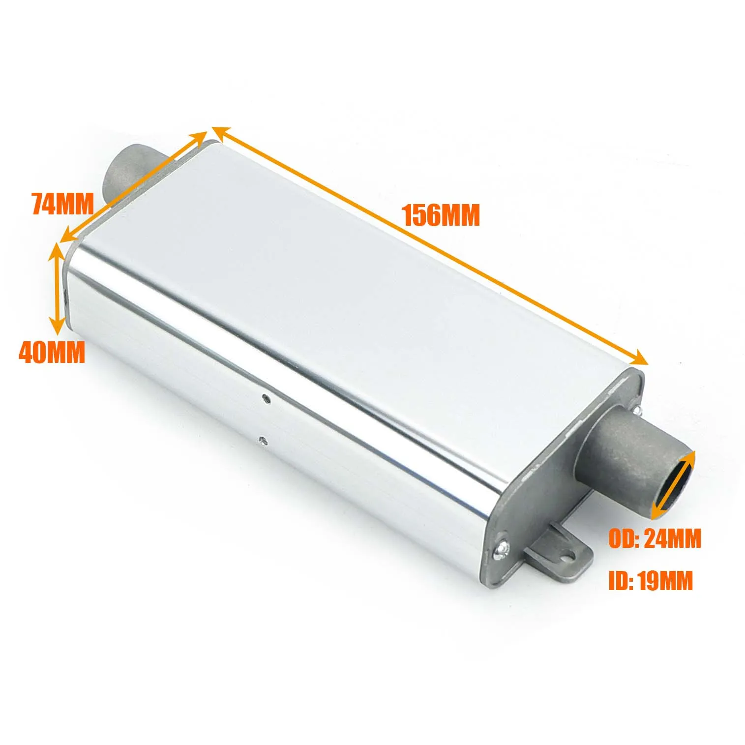 24mm S-Curved Aluminum Muffler Silencer for Diesel Parking Heater ...