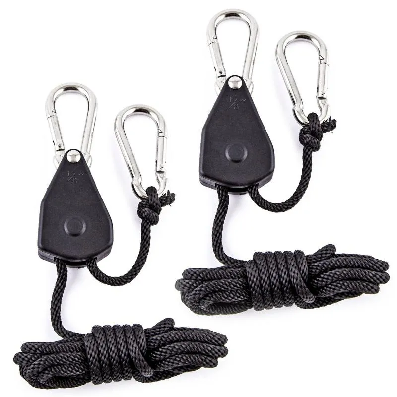 Adjustable Rope Clip Hanger 2/1/8 Inch, 8Ft Heavy Duty Ratchet For ...