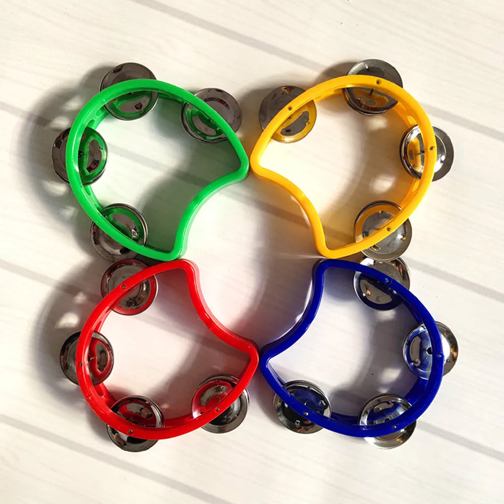 DHgate.com:4 PackJingle Bells Tambourines Set | Musical Rattles for ...