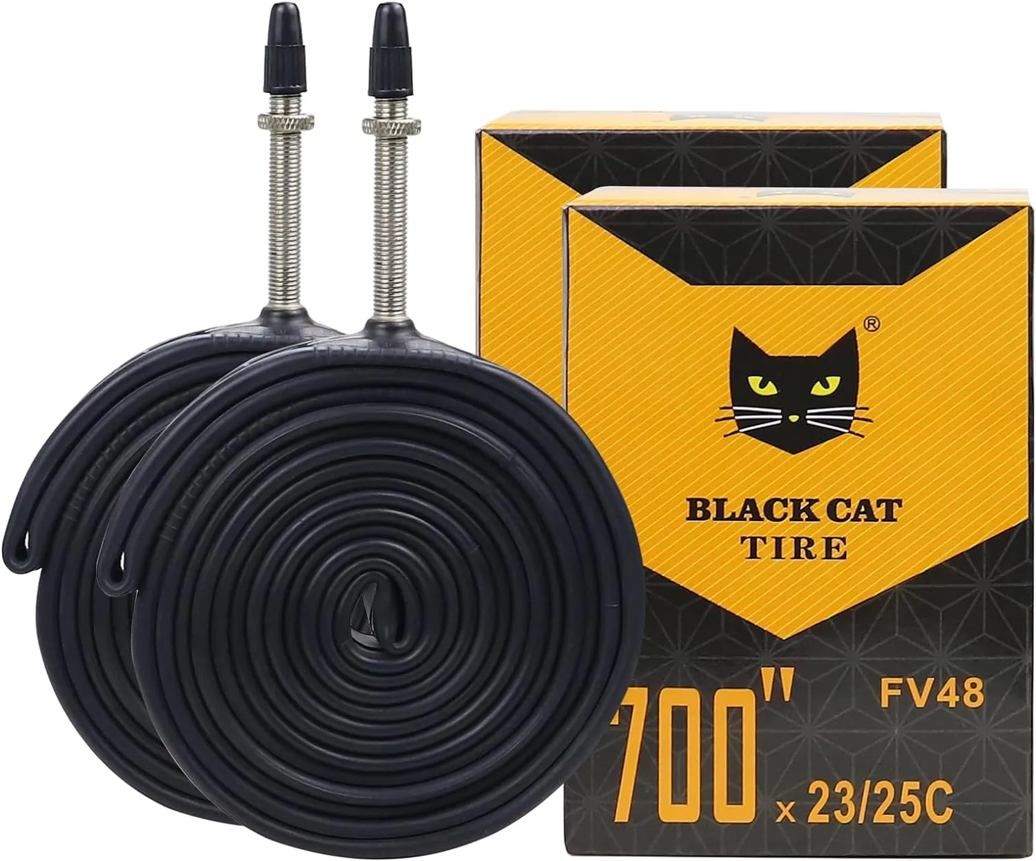 DHgate.com:700x23/25/28/32C Bicycle Inner Tube 2PCS, 48mm Presta Valve Bike Tire Tube for Road ...