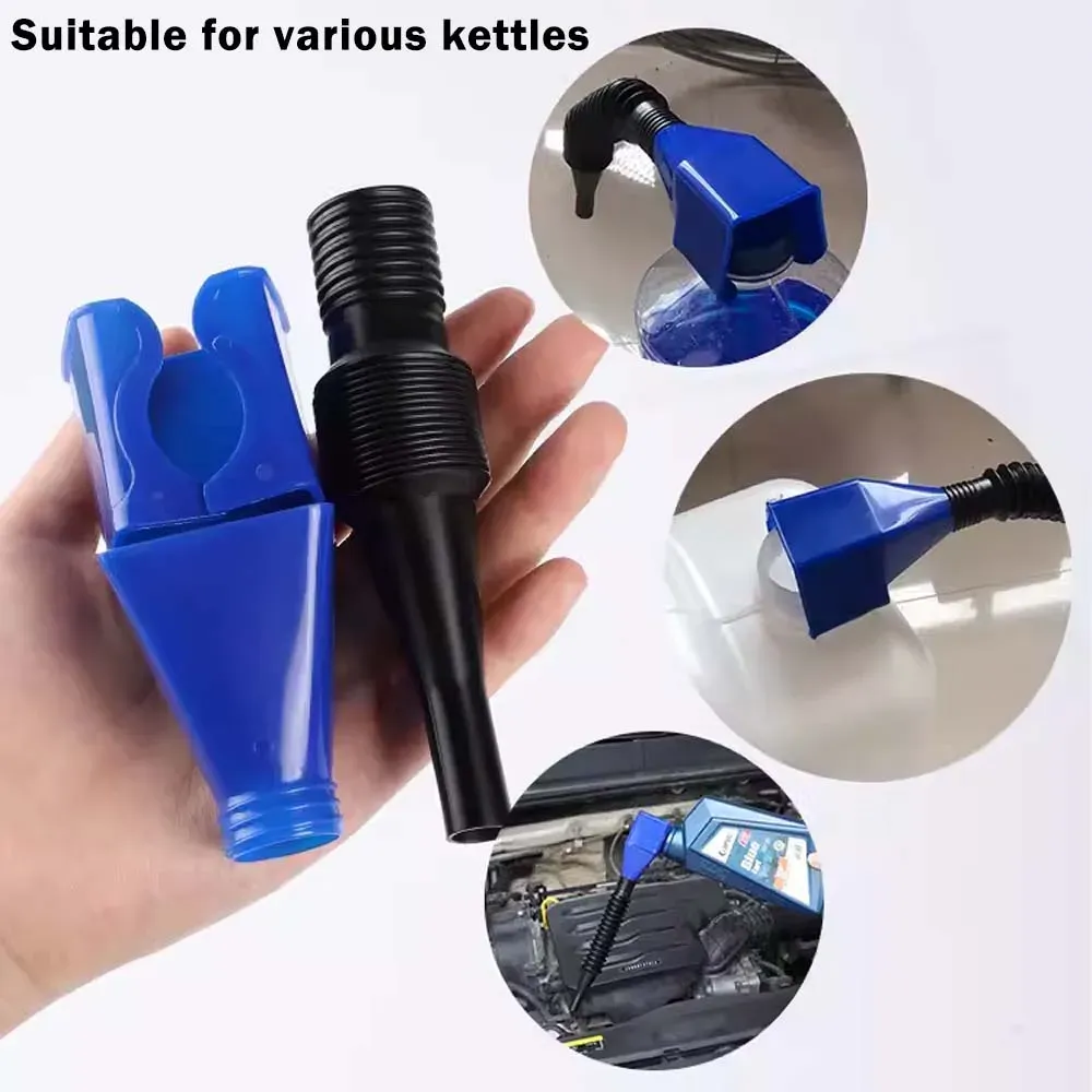 3-Pack Telescopic Multi-Use Funnel Kit - Foldable Plastic Refueling ...